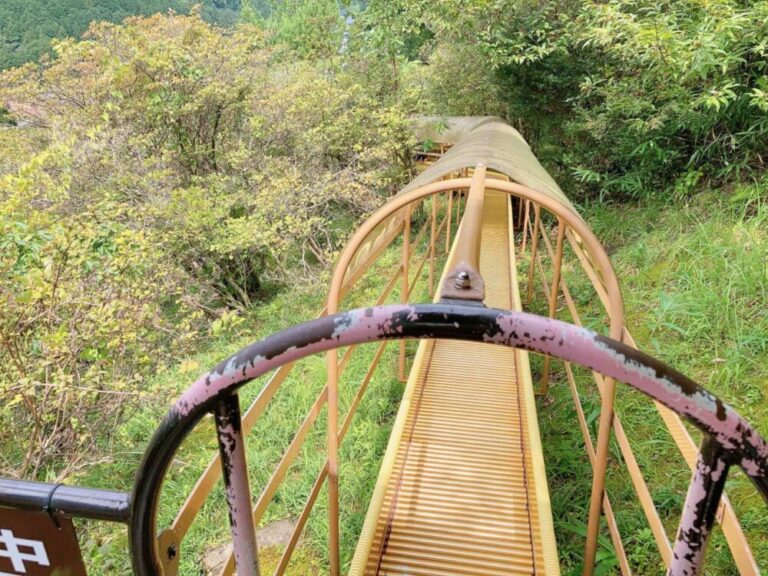 下呂温泉合掌村の森の滑り台（全長175メートル）で遊んできた【壮絶体験談】 | hachiko85ライフ